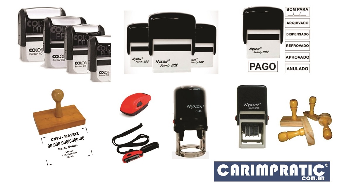 Carimbos online | CARIMPRATIC para sua praticidade